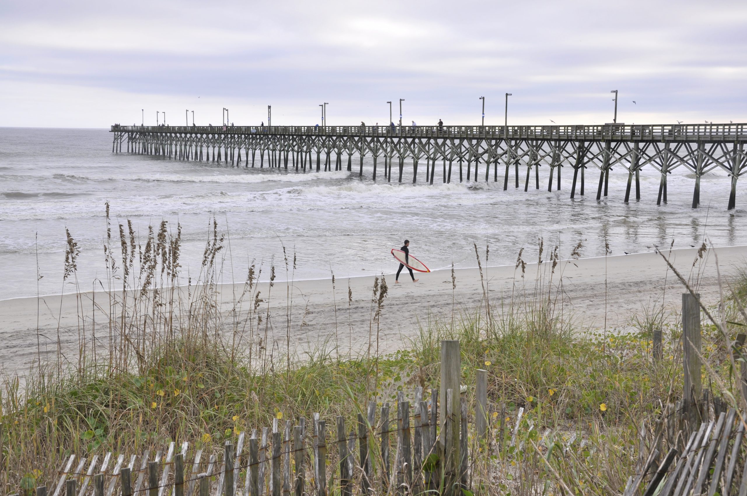 The,Fishing,Pier,At,Surf,City,,Nc,On,Topsail,Island - Angler Sportsman